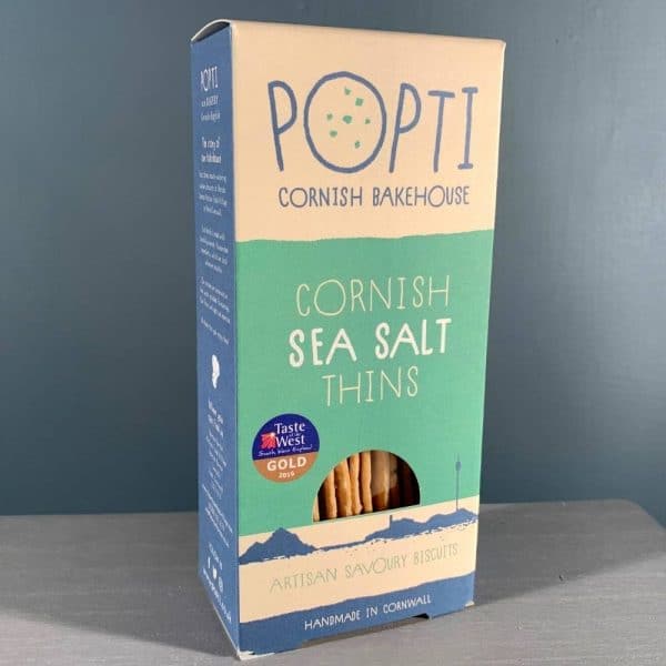 Popti Cornish Bakehouse Cornish Sea Salt Thins - The Cheese Shop