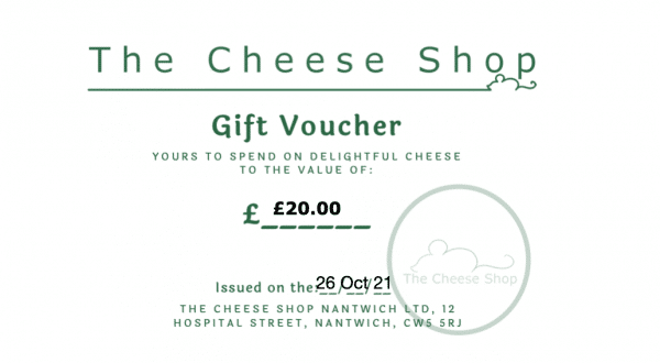 Gift e-Voucher - The Cheese Shop